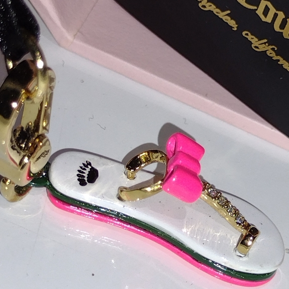 Juicy Couture | Jewelry | Juicy Couture Shining Crystal Flip Flop Penny ...